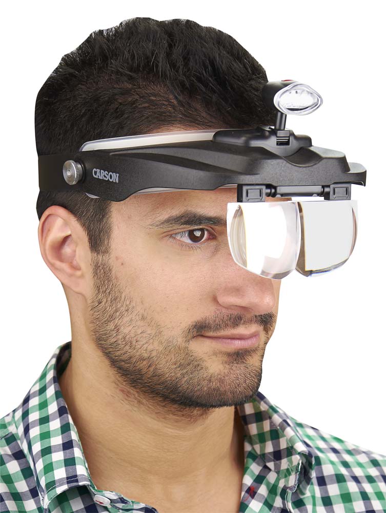 Carson MagniVisorDeluxe Hands-Free Magnifier Loupe — CampSaver