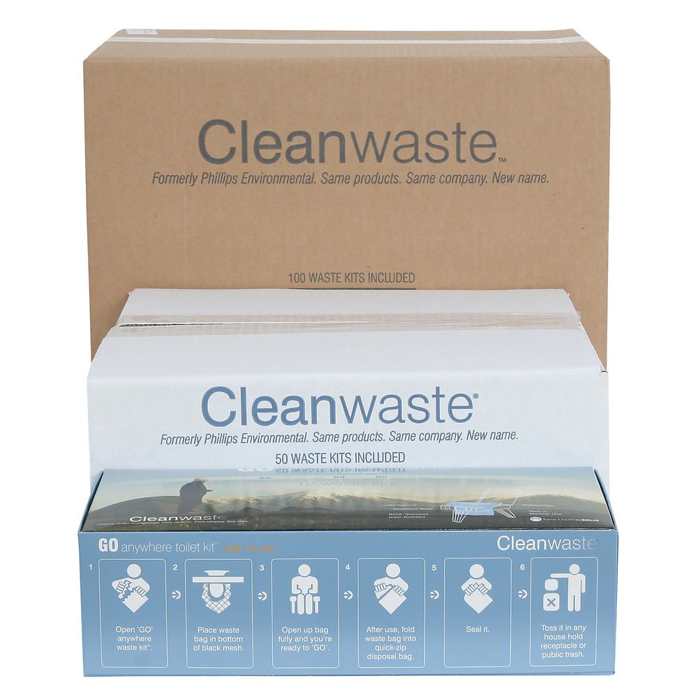 Cleanwaste Go Anywhere Toilet Kit — CampSaver