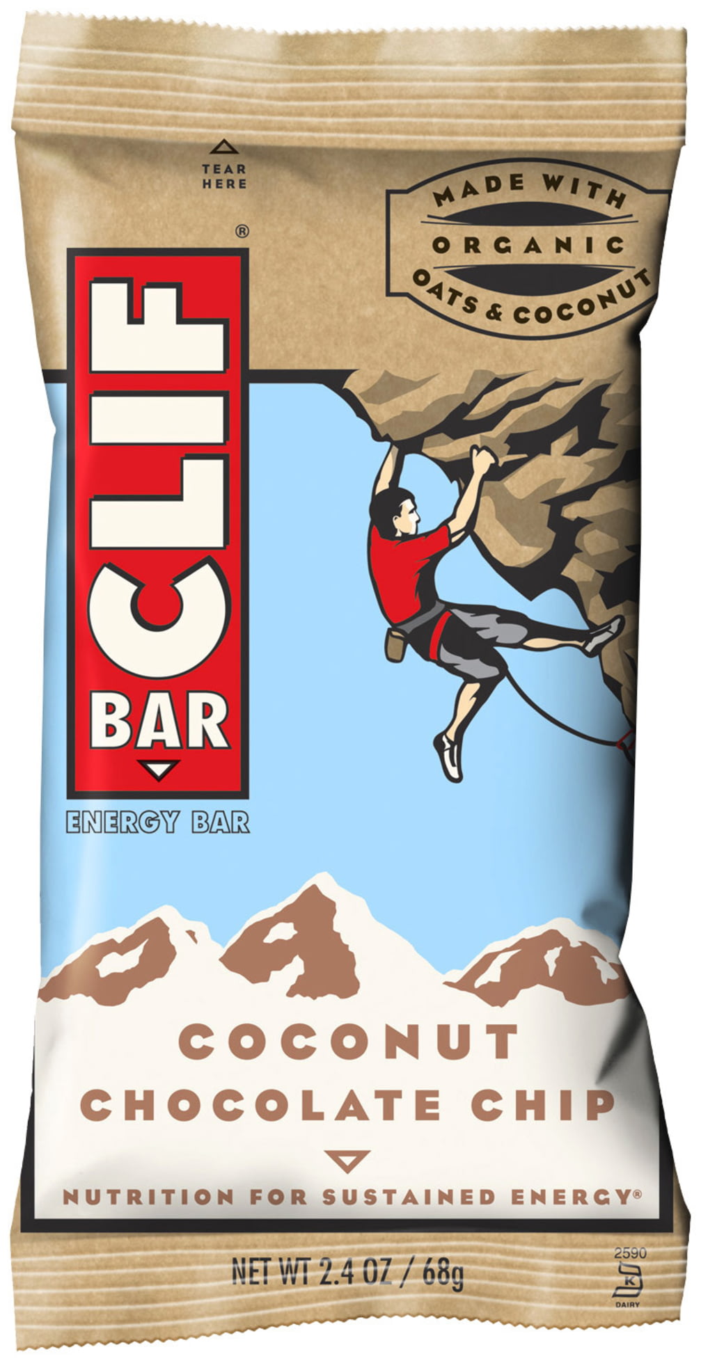 Clif Coconut Chocolate Chip Bar-12 Pack — CampSaver