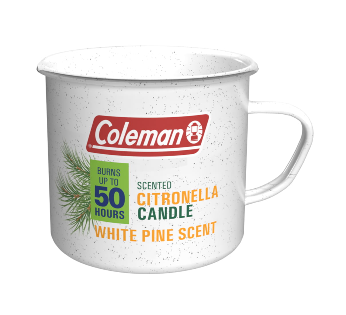 Coleman Tin Mug Scented Citronella Candle — CampSaver