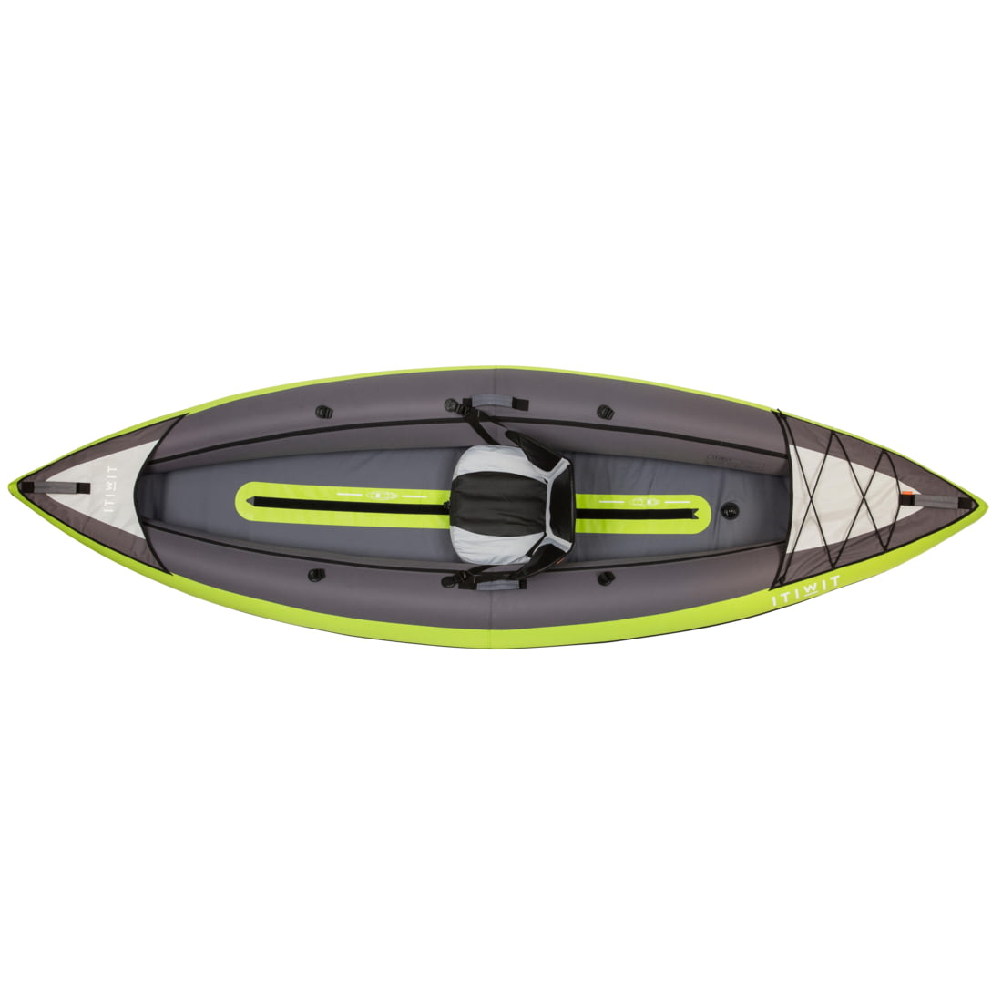 Decathlon Itiwit Inflatable Recreational Sit-on Kayak with Pump — CampSaver