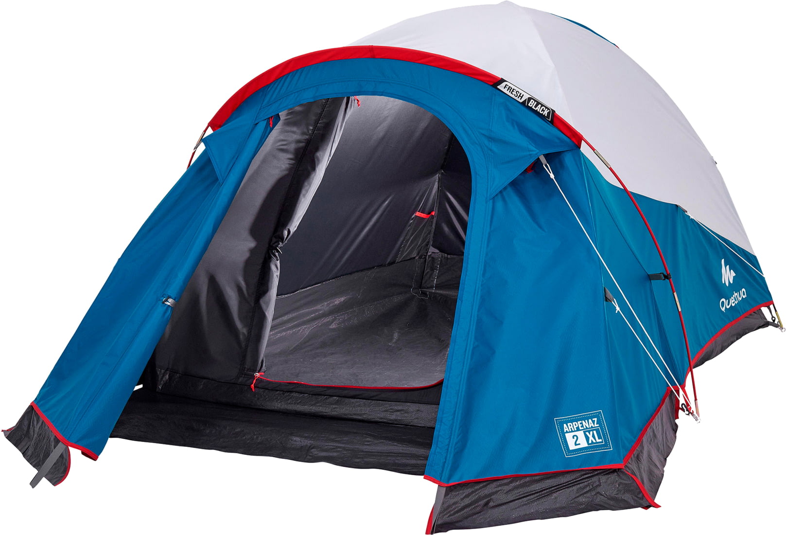 Decathlon Quechua Arpenaz Fresh & Black Waterproof Camping Tent For 2 ...