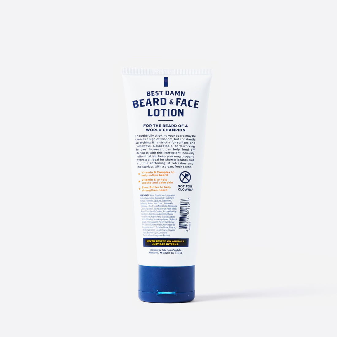 Duke Cannon Supply Co Best Damn Beard and Face Lotion — CampSaver