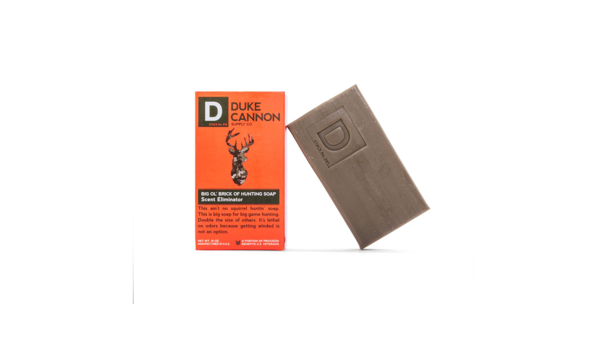 Duke Cannon Supply Co Big Ol Brick of Soap - Scent Eliminator, Weight ...