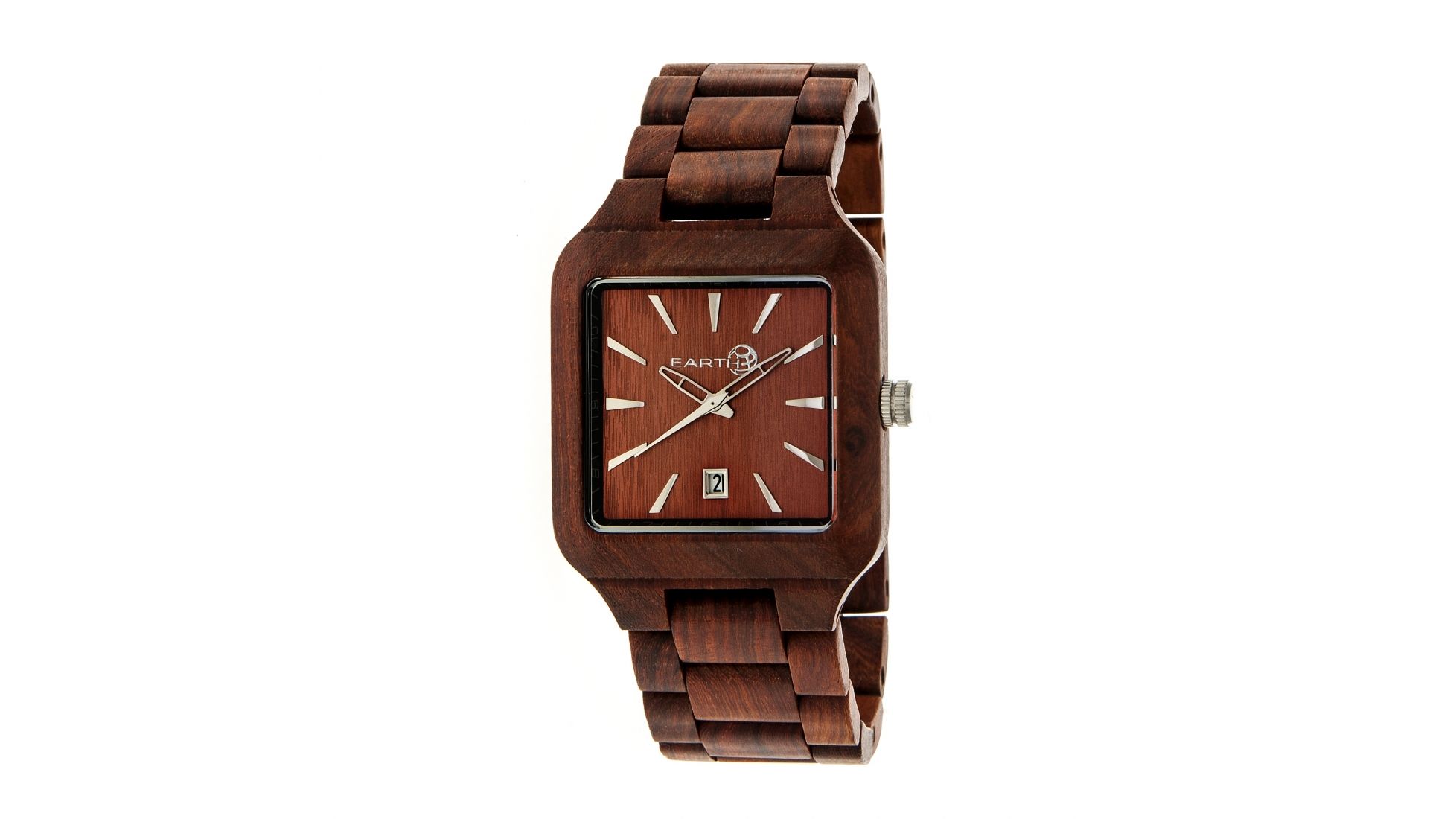 Earth Wood Arapaho Bracelet Watches w/Date — CampSaver