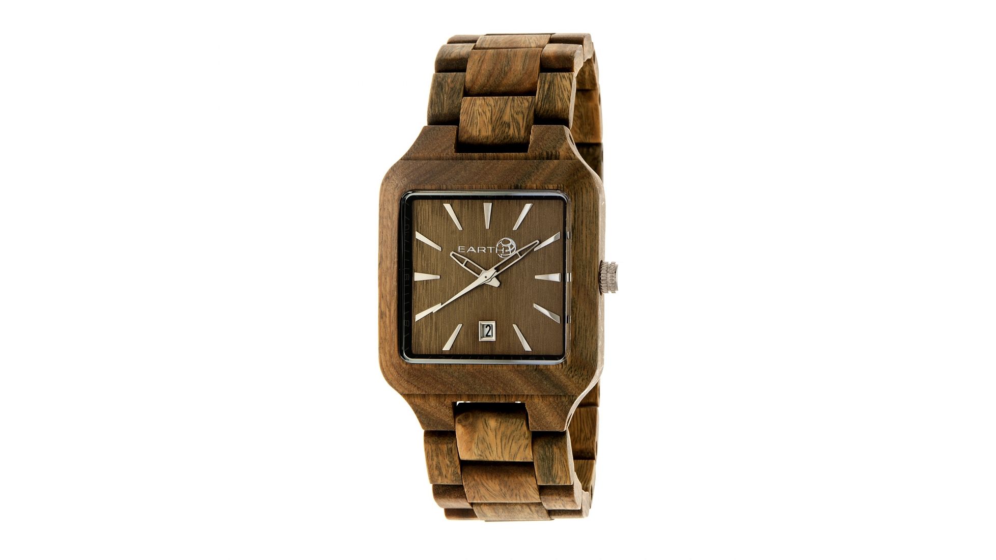 Earth Wood Arapaho Bracelet Watches w/Date — CampSaver