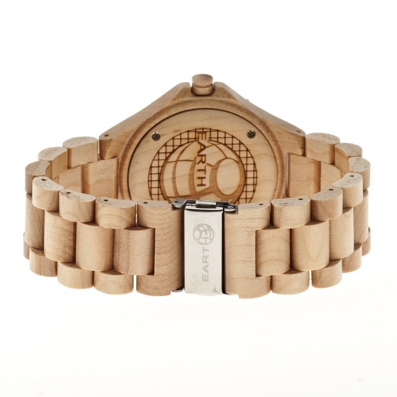 Earth Wood Raywood Bracelet Watch w/Date — CampSaver