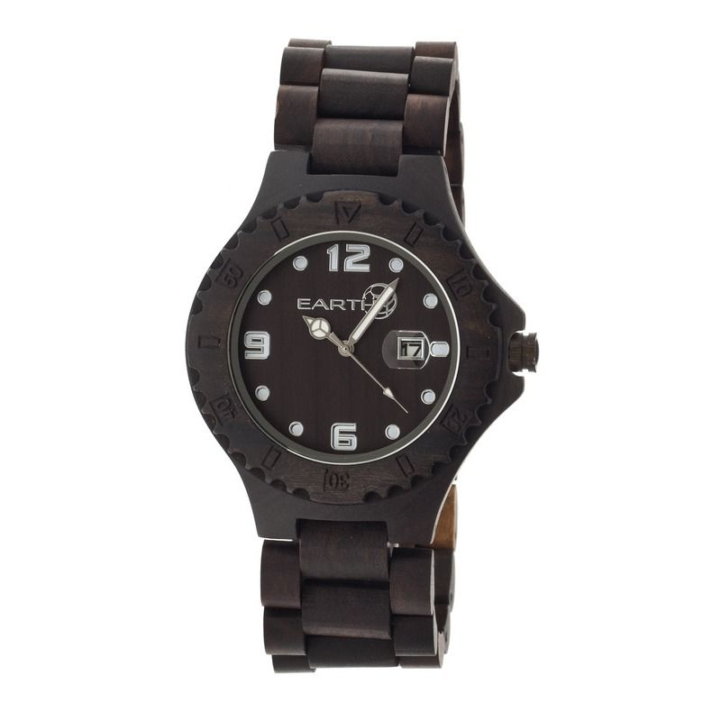 Earth Wood Raywood Bracelet Watch w/Date — CampSaver
