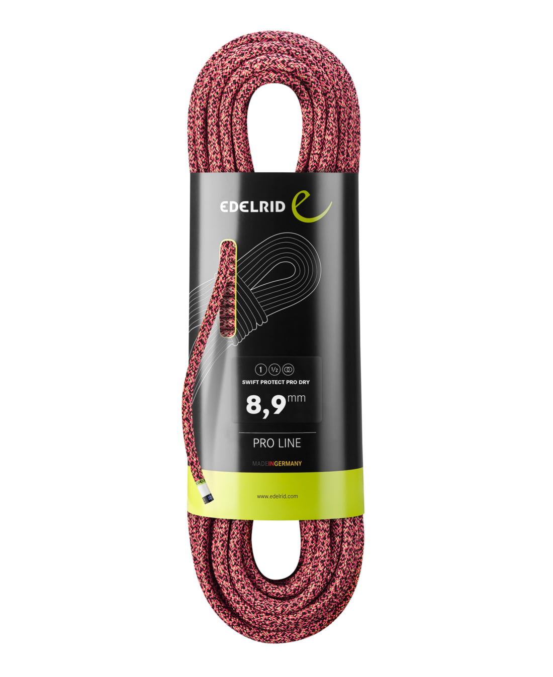 Edelrid Swift Protect Pro Dry 8.9 Dynamic Rope — CampSaver