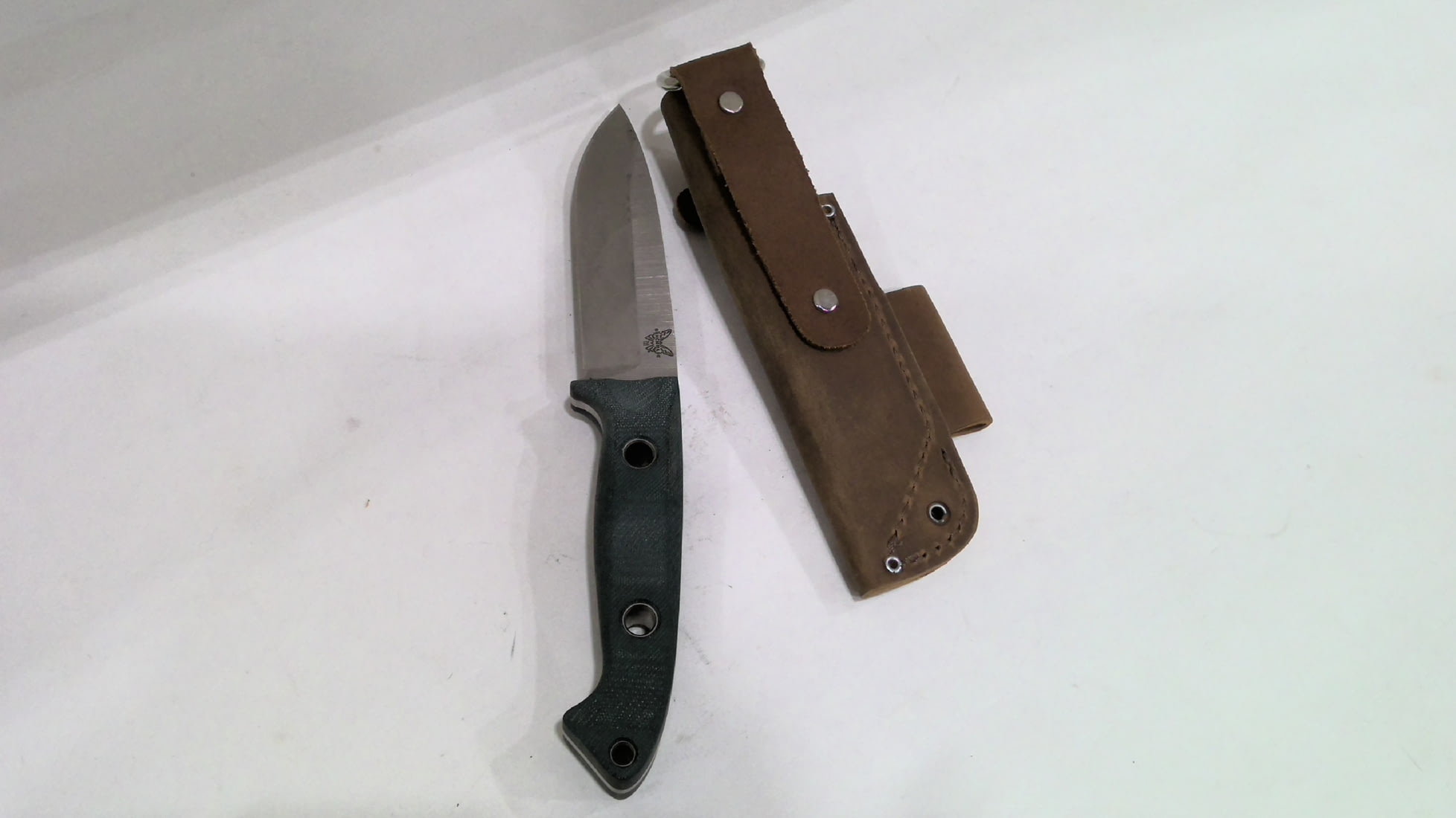 Benchmade 162 Bushcrafter 9.20" Fixed Blade Knife by Sibert Design ...