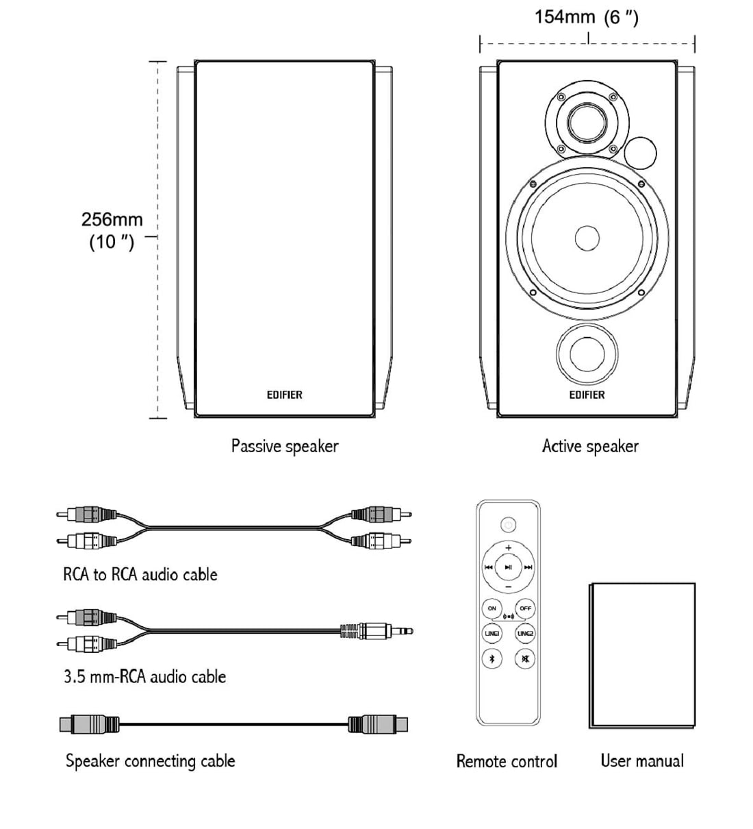 Edifier R1700BTs Powered Bluetooth Bookshelf w/Sub Out Speakers — CampSaver