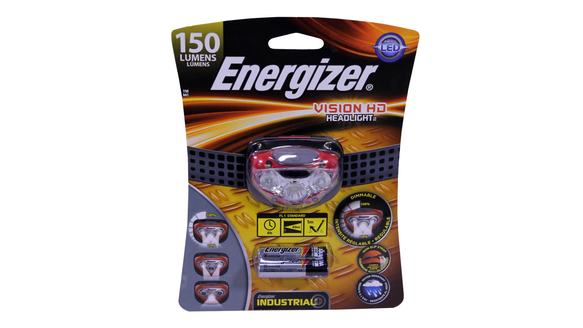 Energizer Industrial Vision HD LED Headlight HDBIN32E — CampSaver