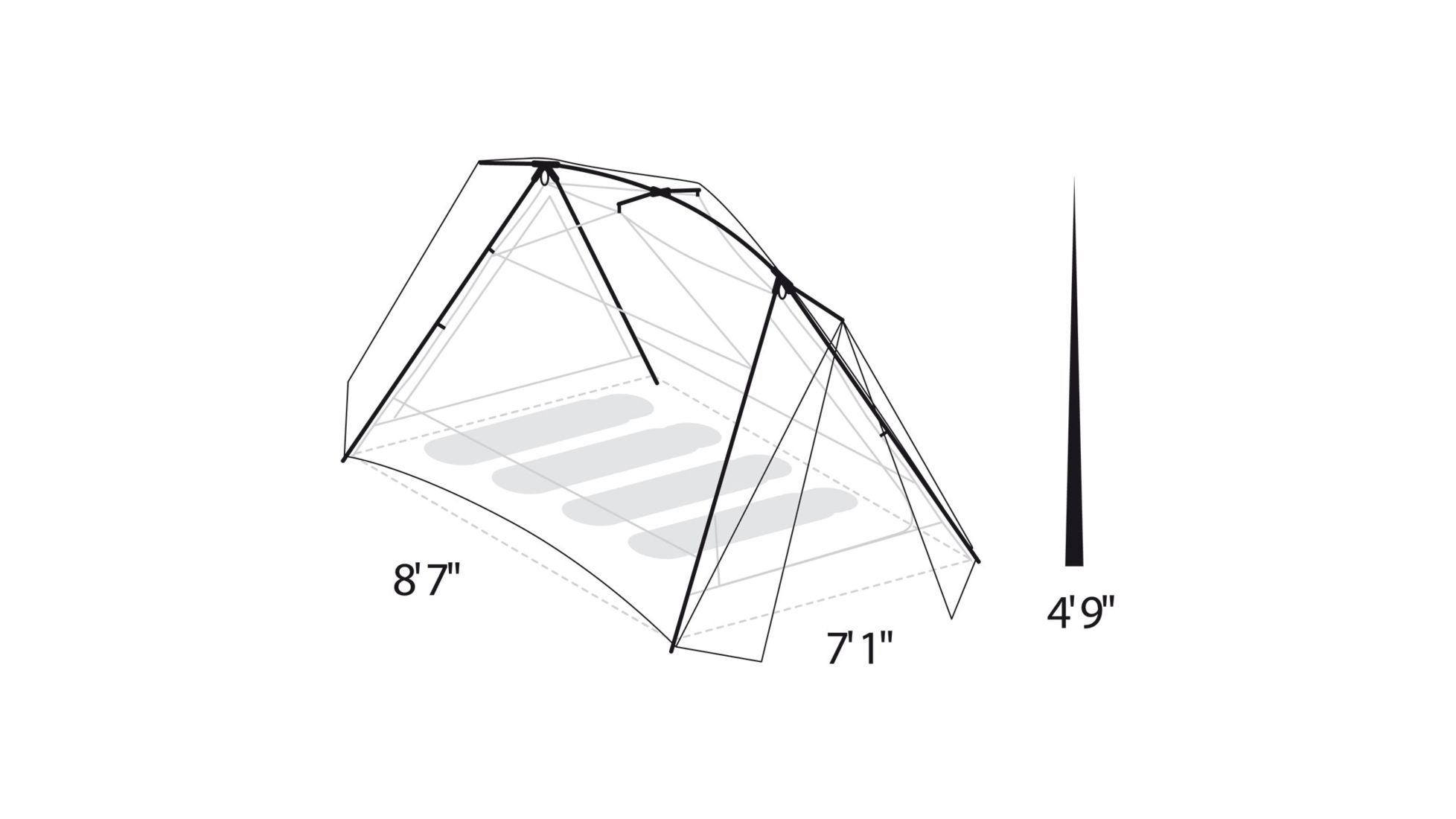 Eureka Timberline SQ Outfitter 4-Person Tent — CampSaver