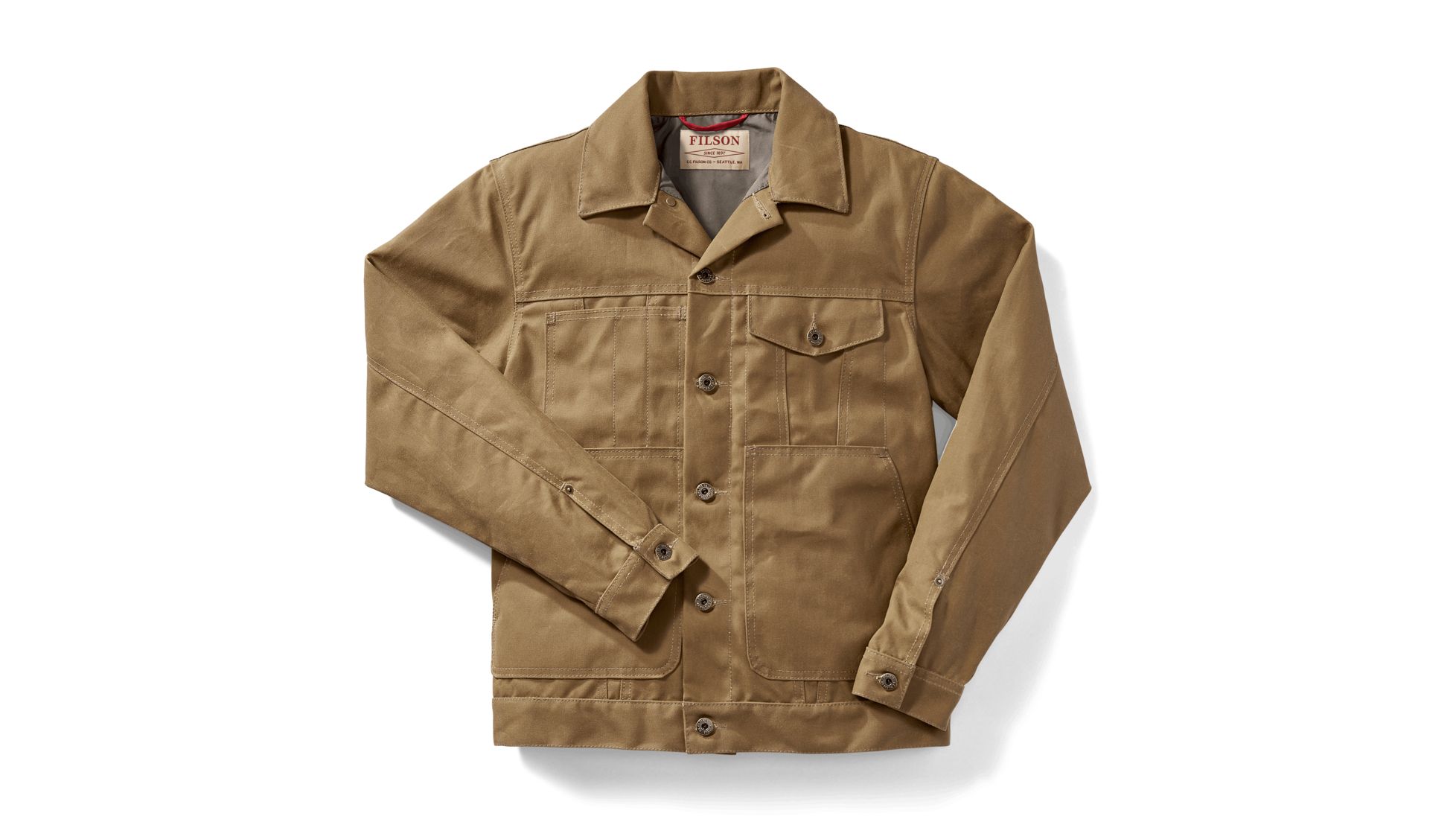 Filson Tin Cloth Short Lined Cruiser Jacket - Men's — CampSaver