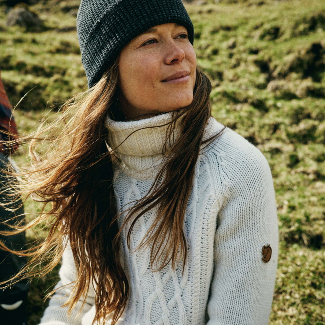 Fjallraven Ovik Cable Knit Roller Neck - Women's , Up to 45% Off with ...