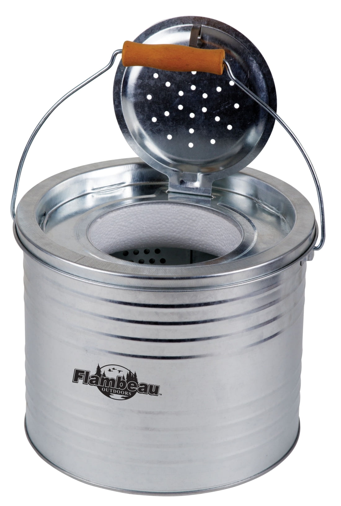 Flambeau 2-Piece Galvanized Floating Minnow Bucket 8 Qt — CampSaver
