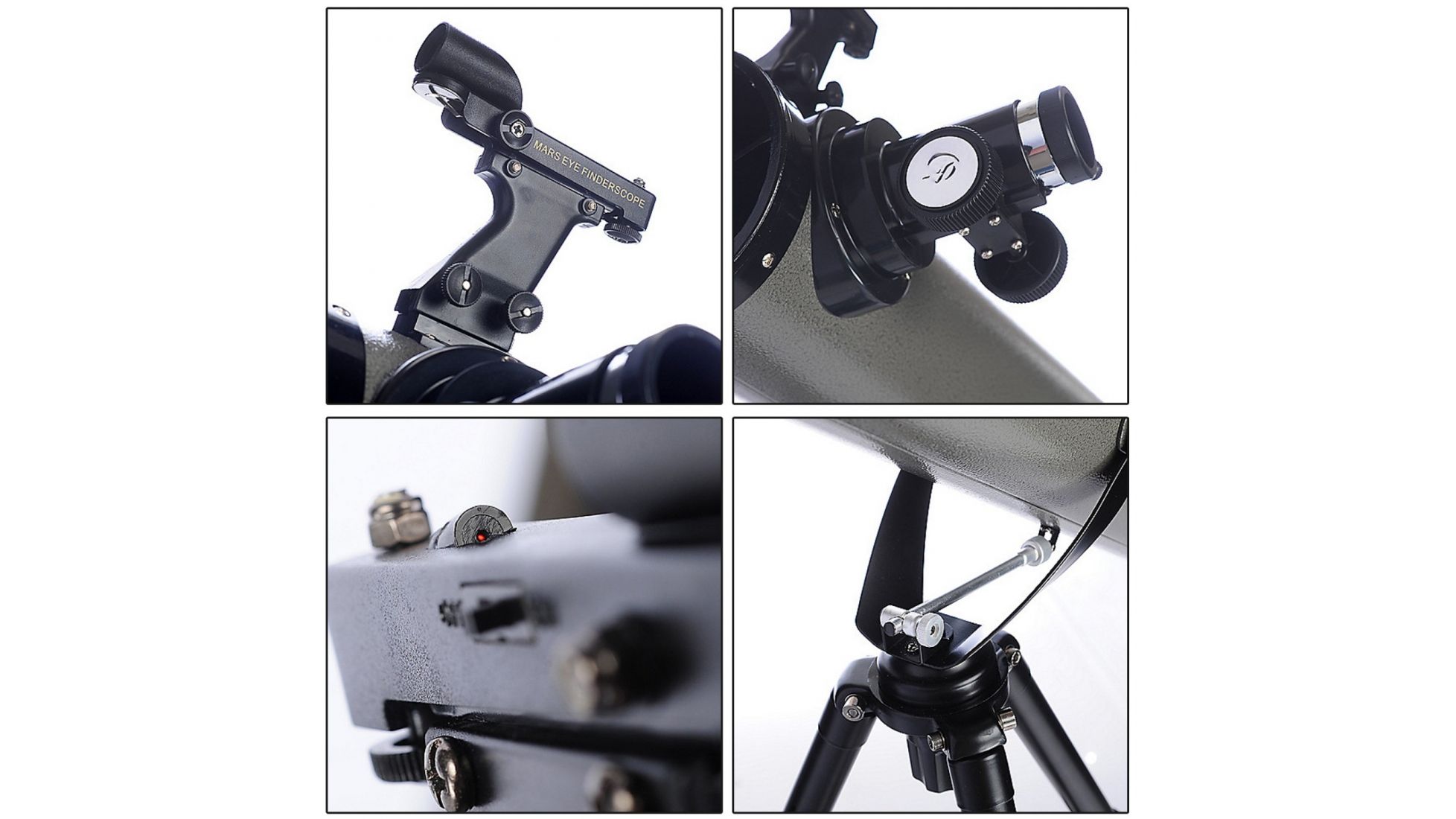 Galileo FS-80Z 800x80mm Zoom Reflector Telescope Kit — CampSaver