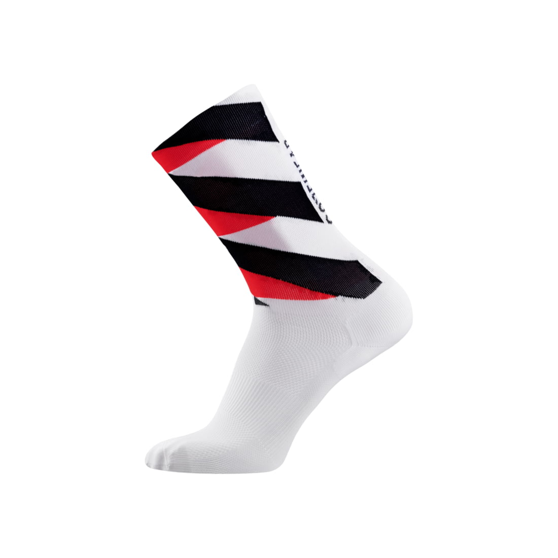 GOREWEAR Essential Signal Socks in White/Lab Red 3.5-5 Form fit ...
