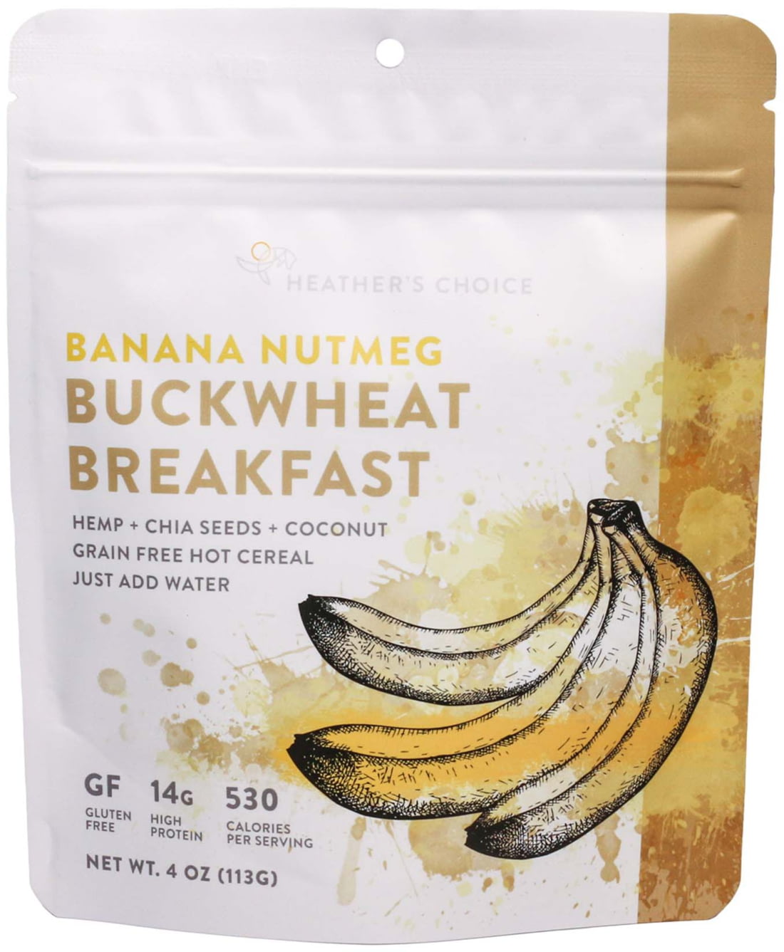 Heather's Choice Banana Nutmeg Buckwheat Dehydrated Breakfast — CampSaver