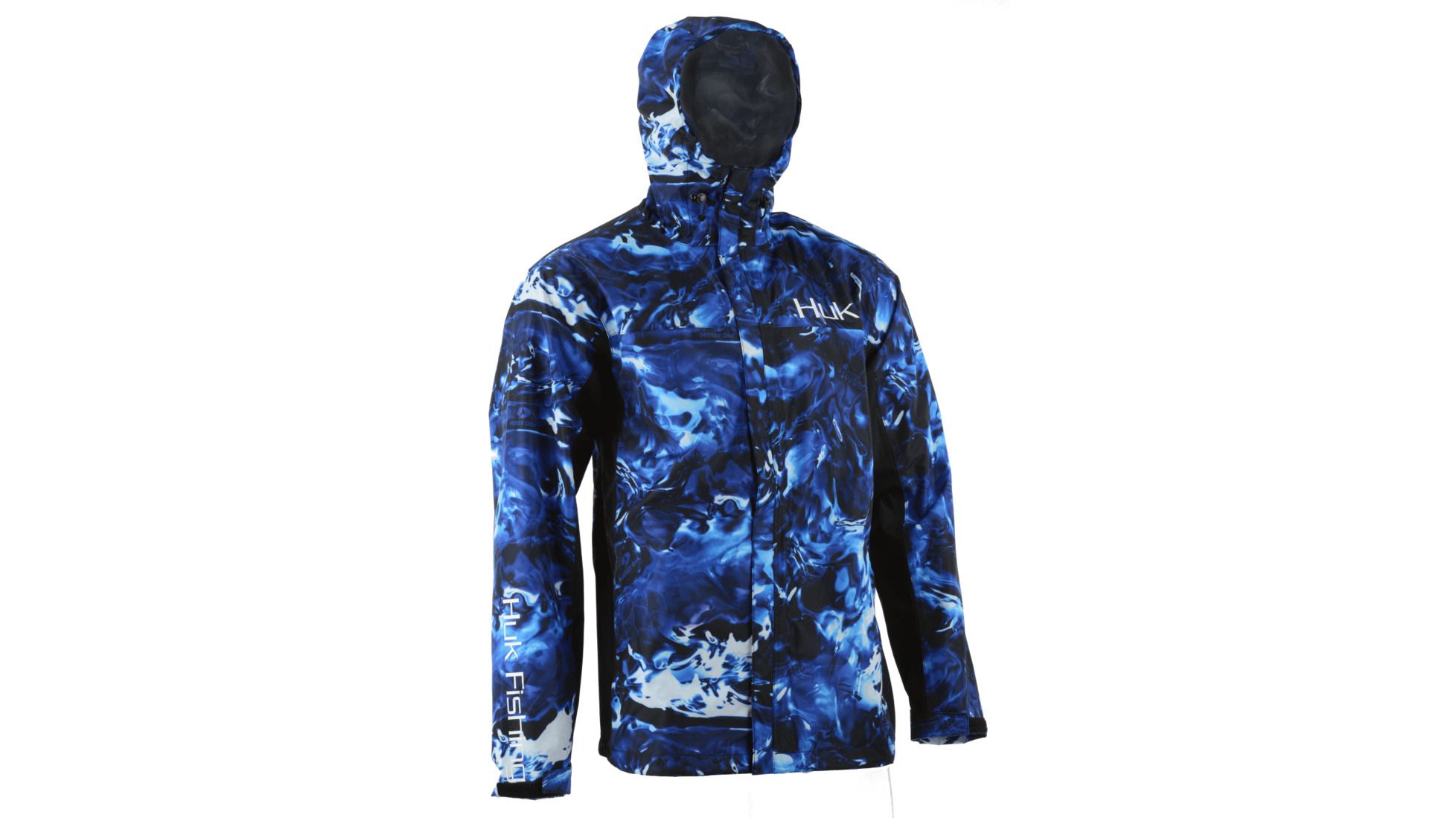 HUK Performance Fishing CYA Camo Packable Rain Jacket, Shell - Mens ...