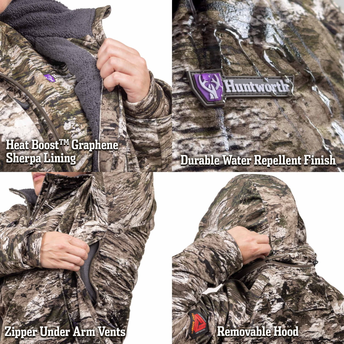 Huntworth Matterhorn Heat Boost Heavyweight/Waterproof Hunting Jacket ...