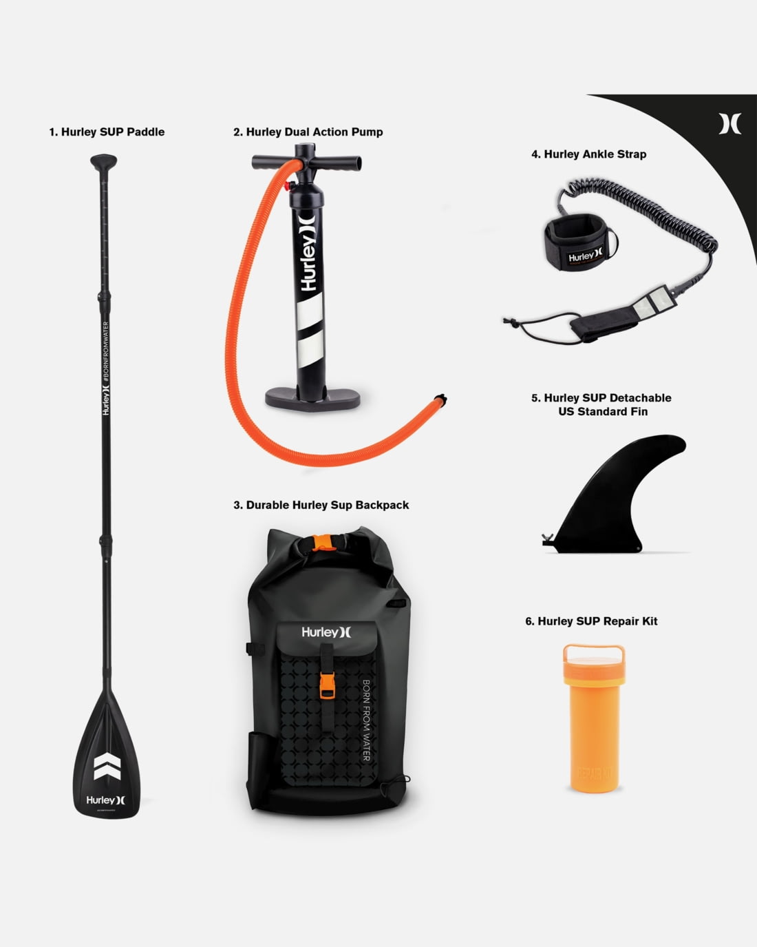 HURLEY PhantomSurf Inflatable Paddle Board Set — CampSaver