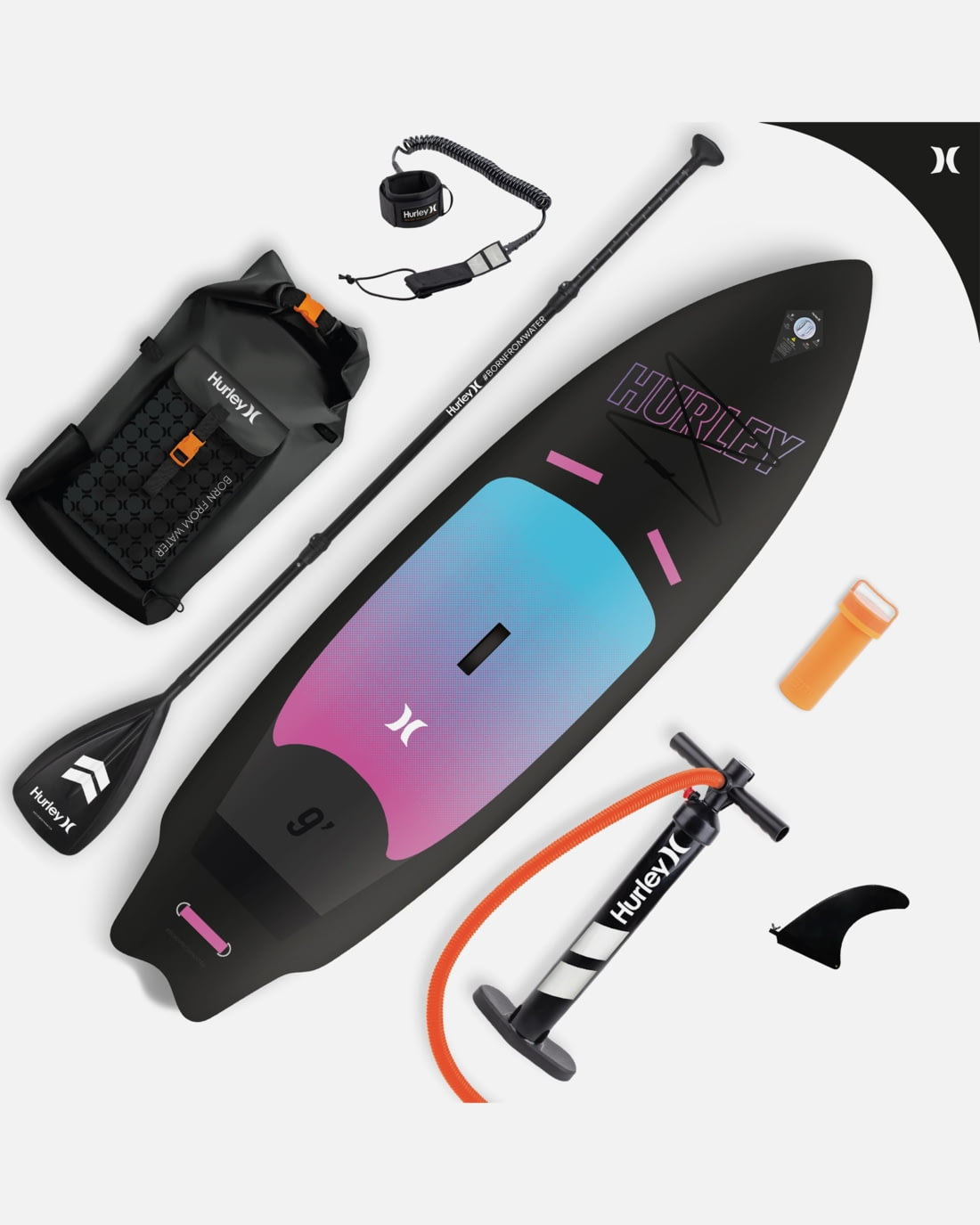 HURLEY PhantomSurf Inflatable Paddle Board Set — CampSaver