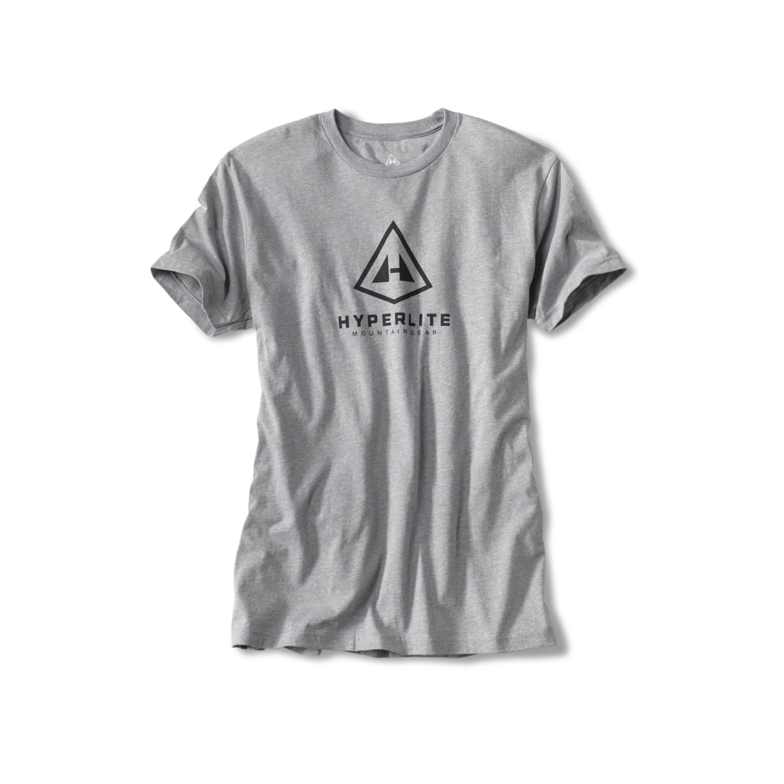 Hyperlite Mountain Gear Vertical Logo Tee - Mens, Grey, Small — CampSaver
