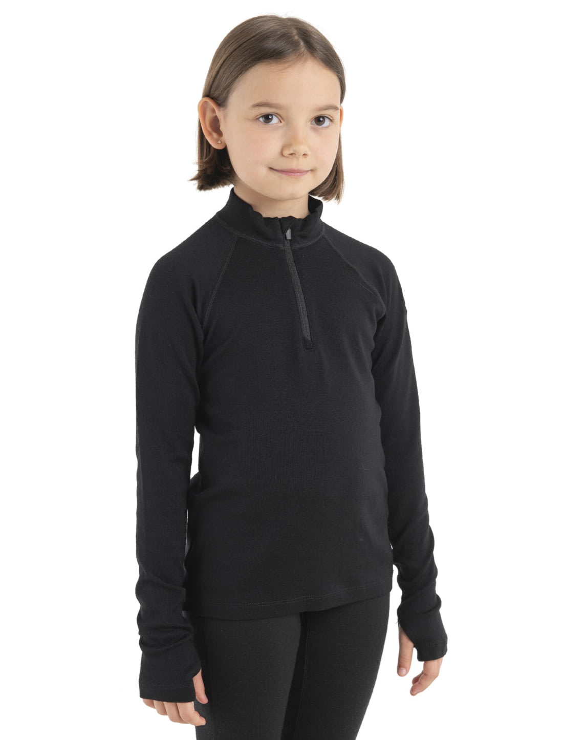Icebreaker 260 Tech Long Sleeve Half Zip Thermal Top - Kids — CampSaver