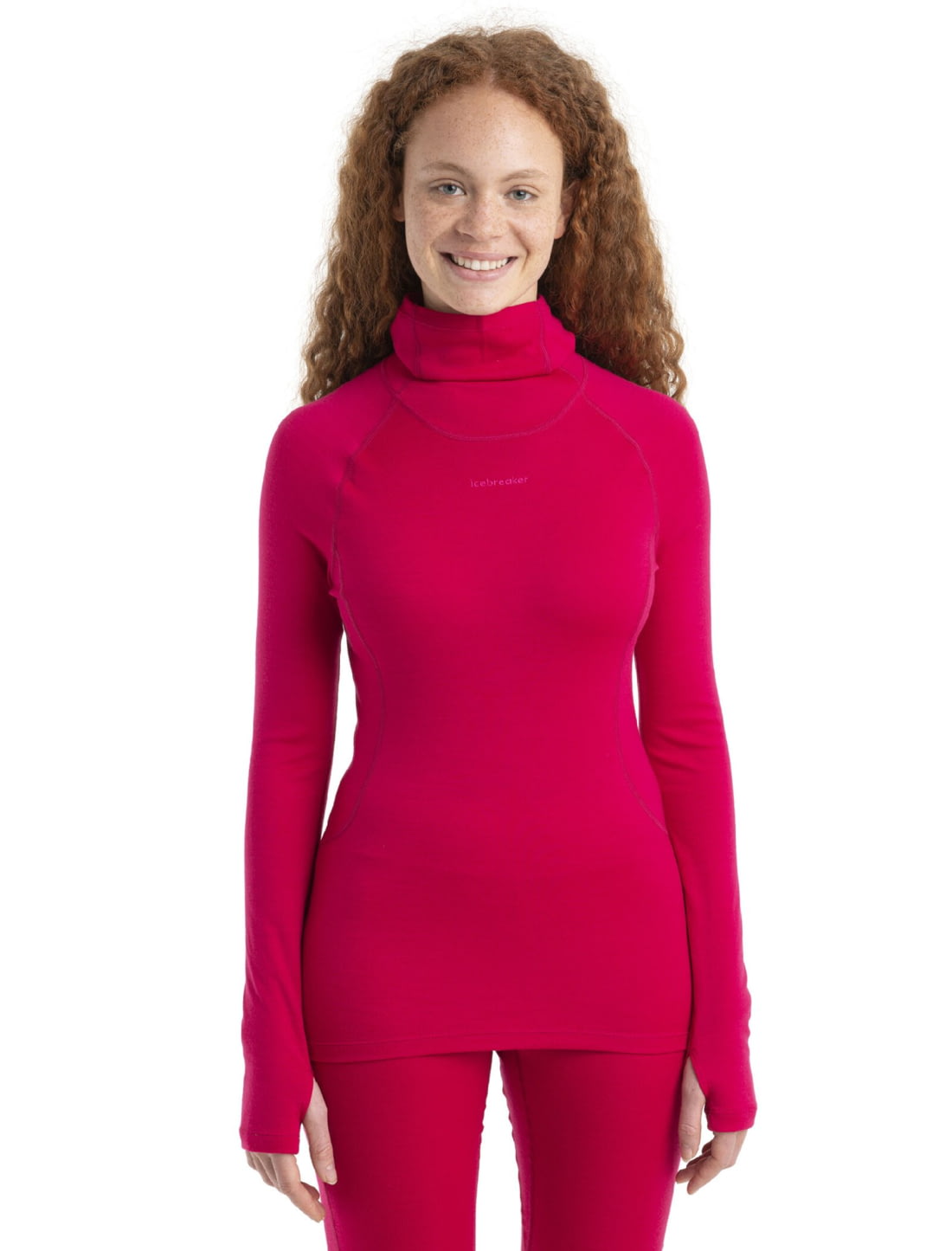 Icebreaker 300 MerinoFine Long Sleeve Roll Neck Thermal Top - Women's ...