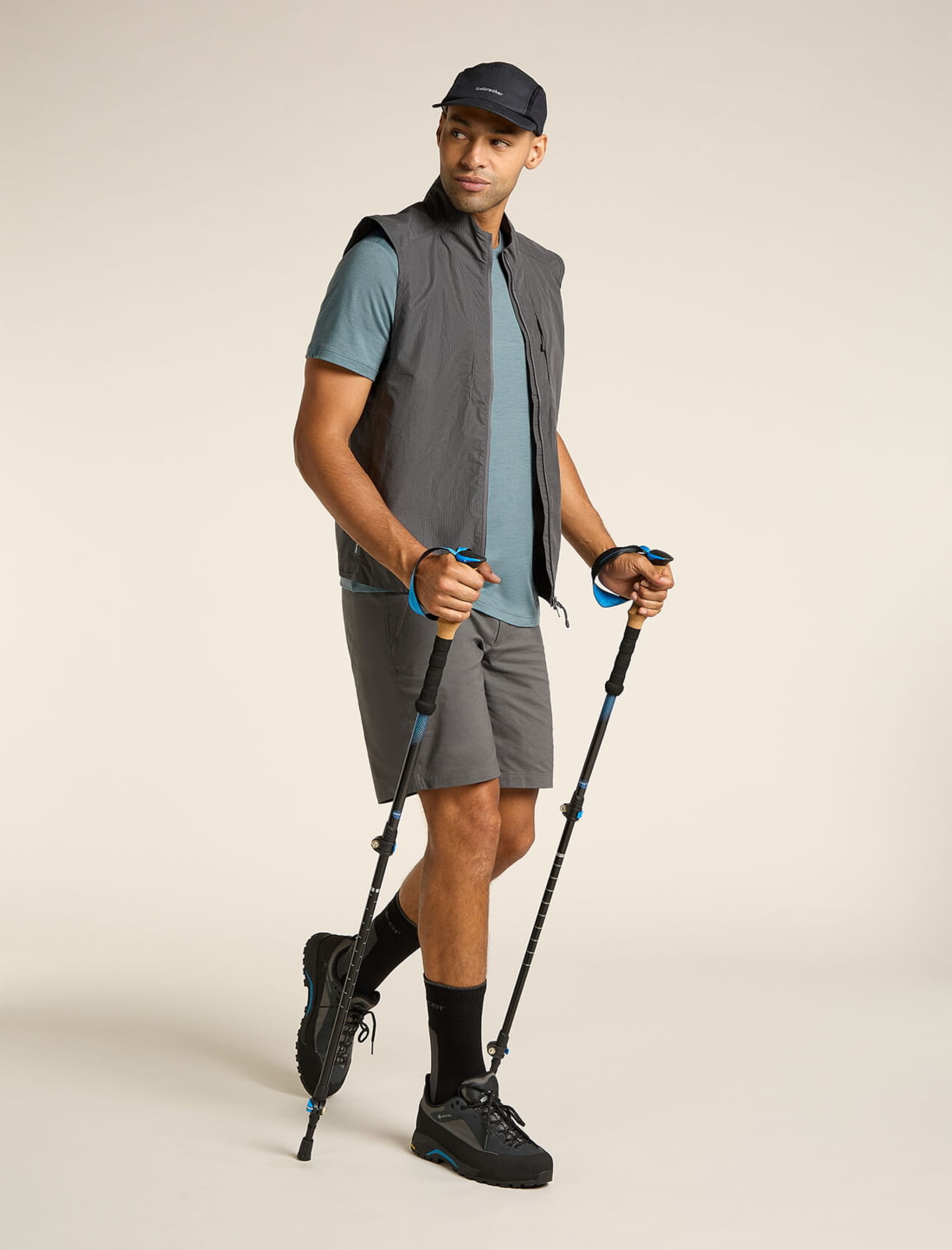 Icebreaker Merino 150 Tech Lite SS T-Shirt Single Line Camp - Men's ...