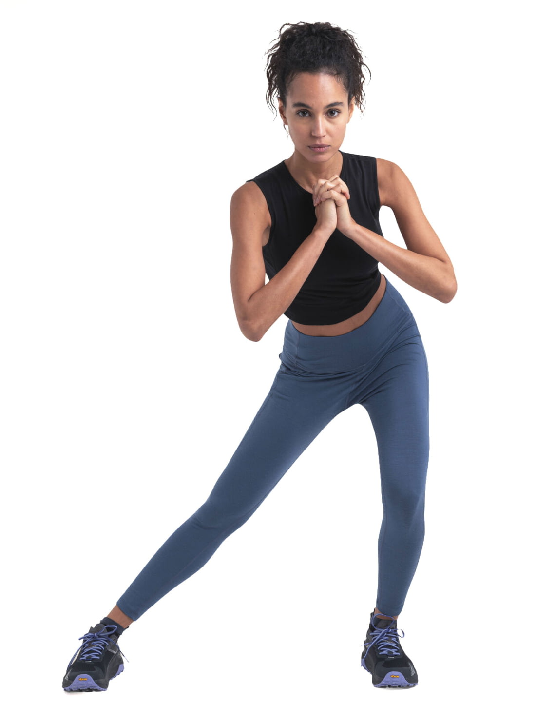 Icebreaker Women Merino 125 ZoneKnit Energy Wind Cropped Bra-Tank ...
