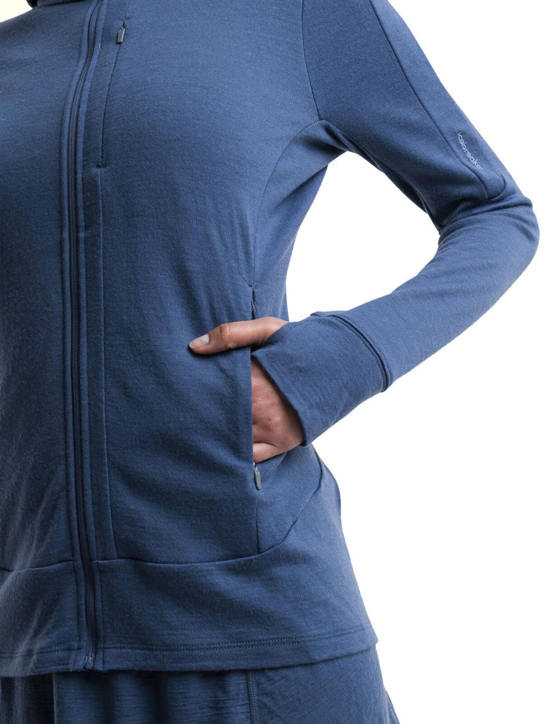 Icebreaker Women Merino 260 Quantum LS Zip Hoodie with Free S&H — CampSaver