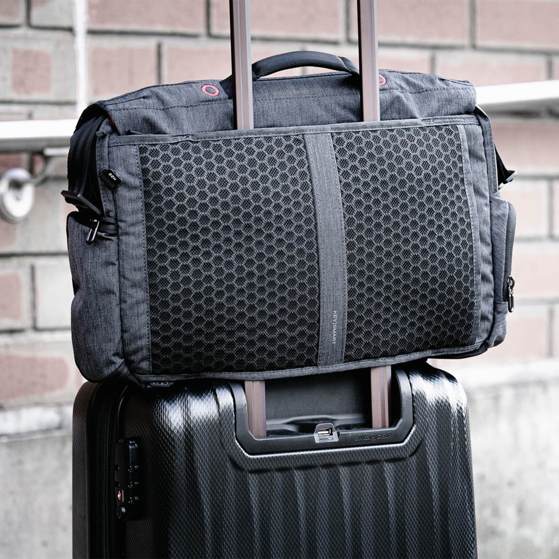 KeySmart Urban Union Hybrid Messenger Bag KS359-SLT with Free S&H ...