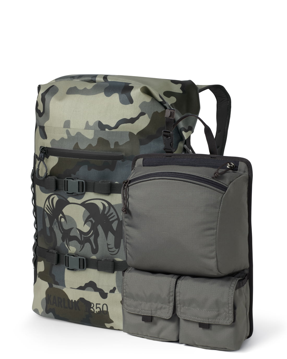 KUIU Karluk 1850 Roll Top Dry Backpack Set in Vias/Stone EA4B9CA6 ...