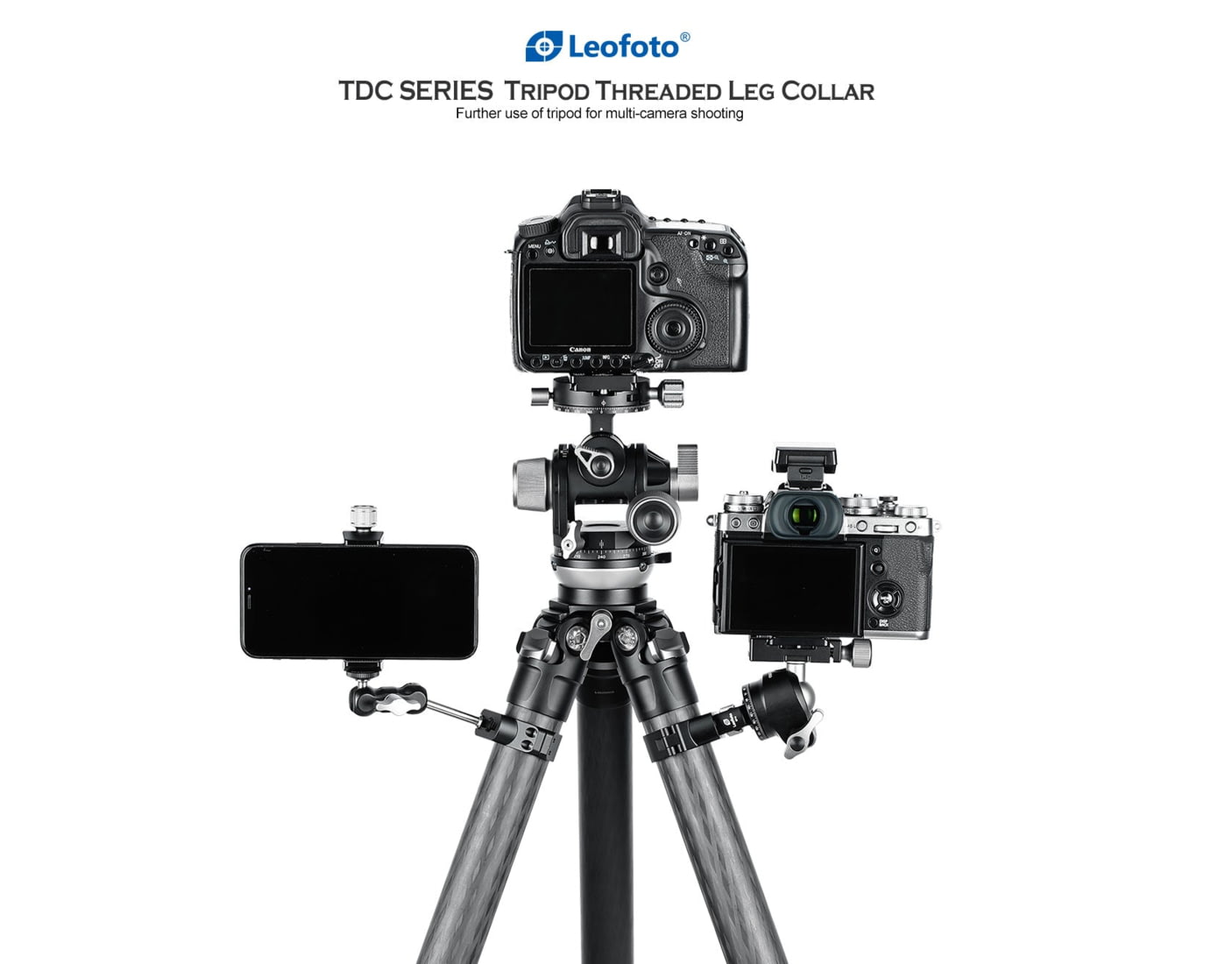 Leofoto Tripod Threaded Leg Collar w/ 3/8'' Screw Stud — CampSaver