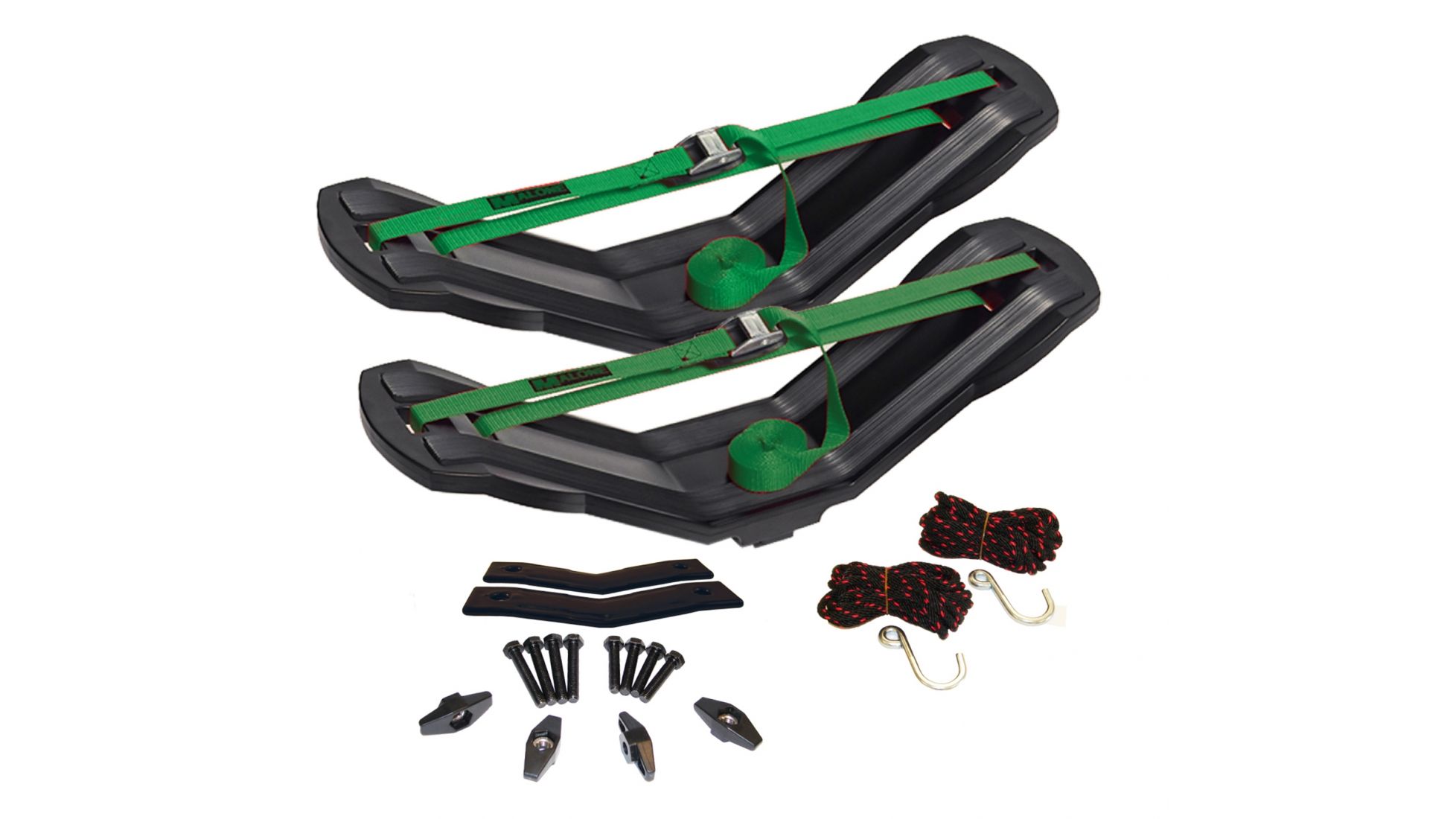 Malone Auto Racks MegaWing Large Fishing Kayak Carrier w/ Tie-Downs ...