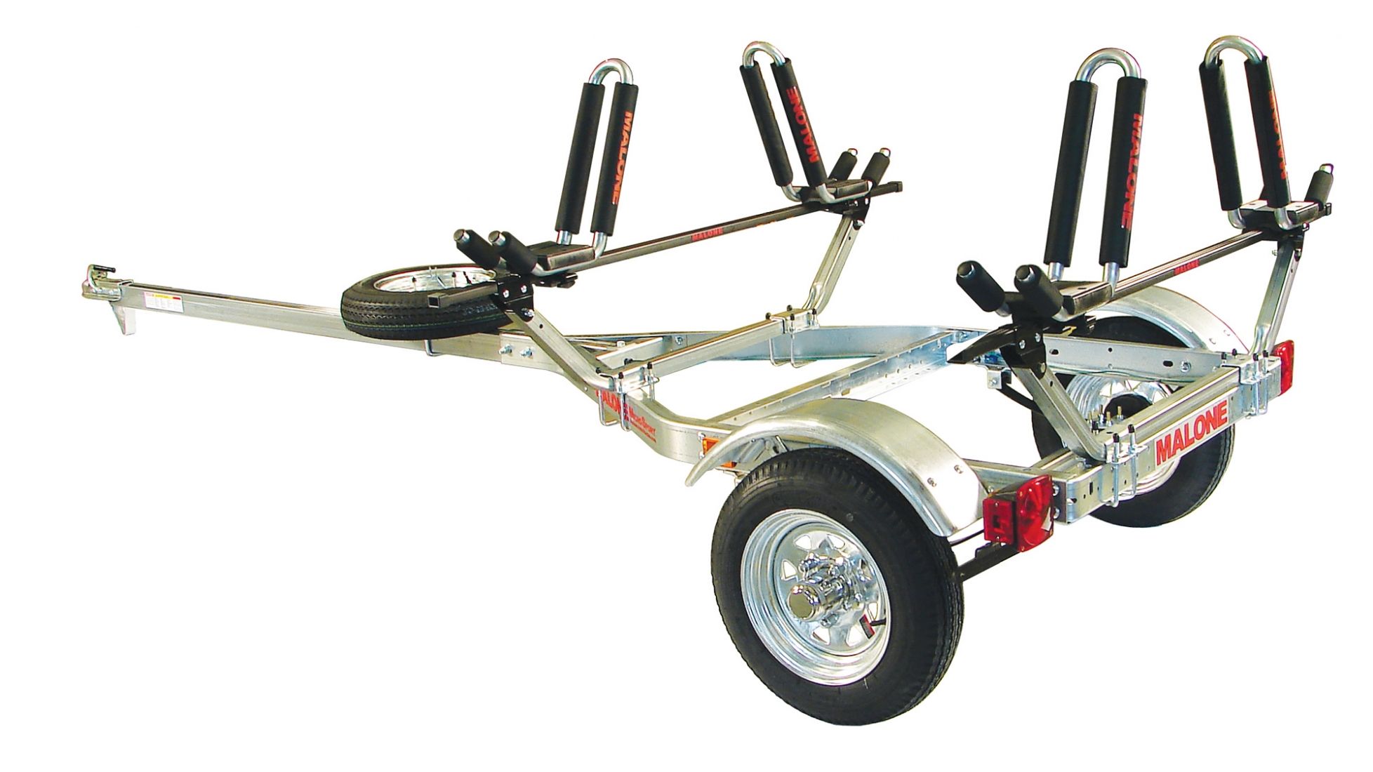 Malone Auto Racks MicroSport Package 1 Trailer, 1 Spare Tire Kit, 2 J ...