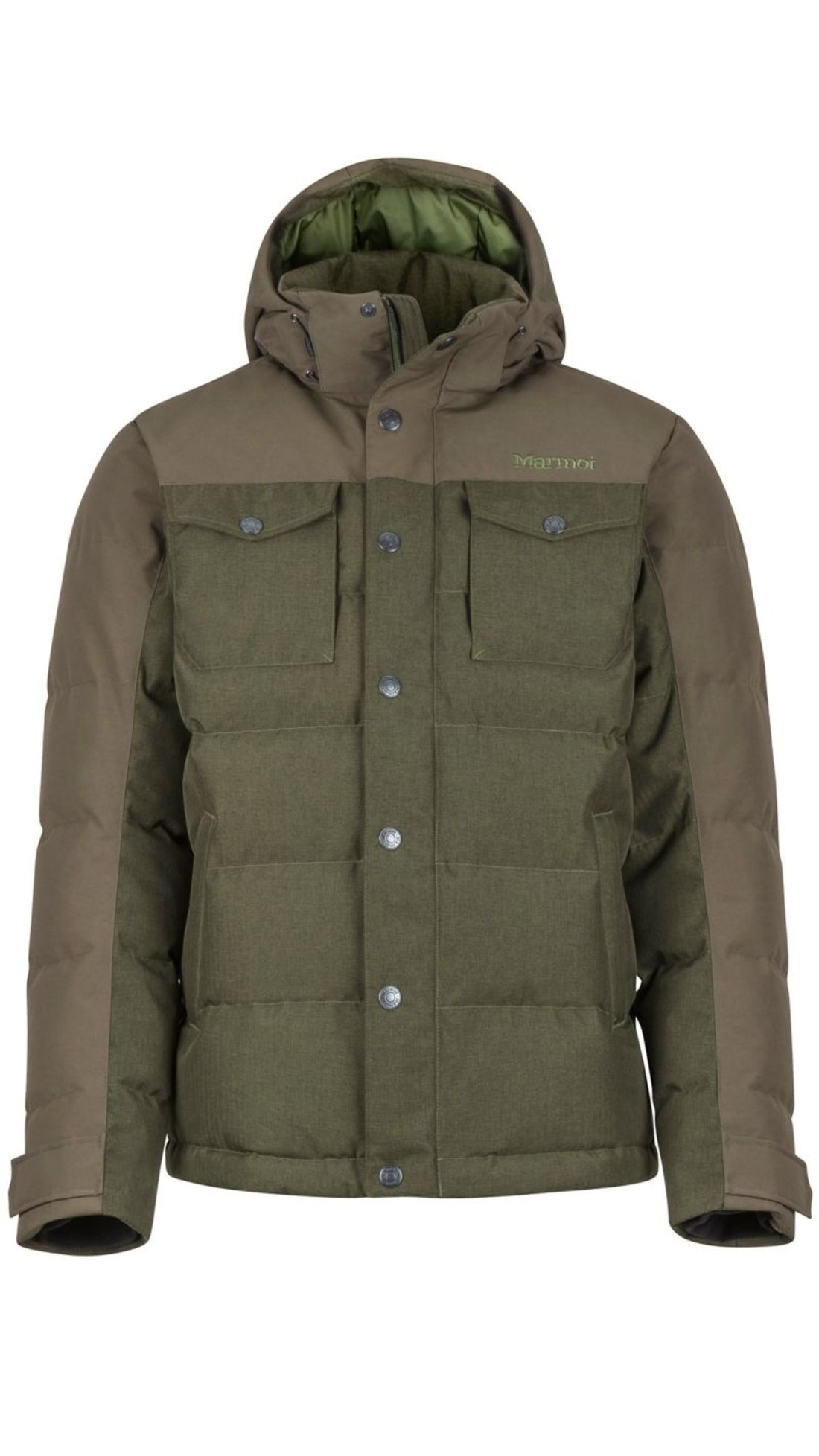 Marmot Fordham Jacket - Men's, Bomber Green/Forest — Length, Alpha ...