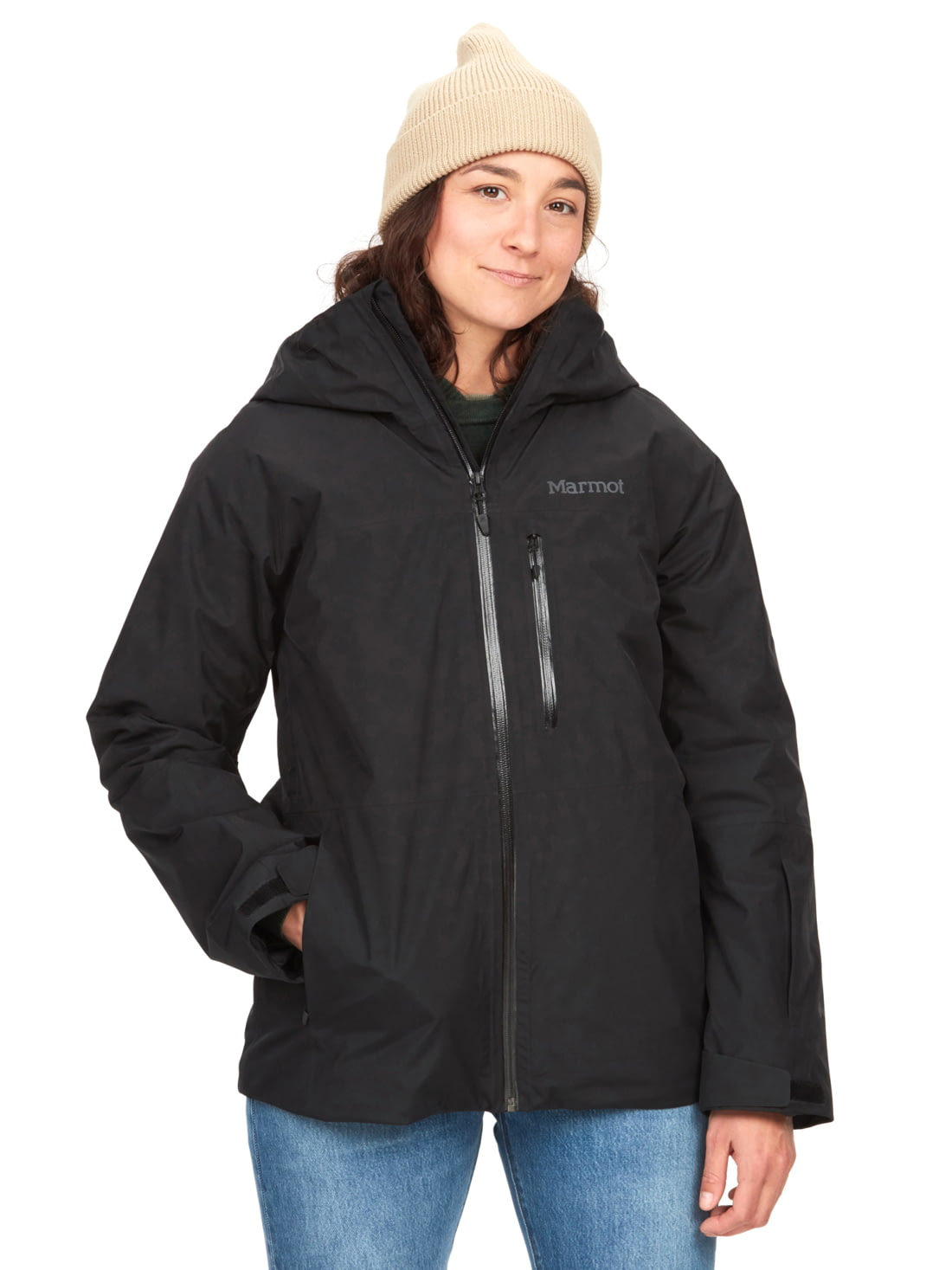 Marmot Lightray GORE-TEX Jacket - Women's, Black, Small — Length, Alpha: Regular, Womens ...