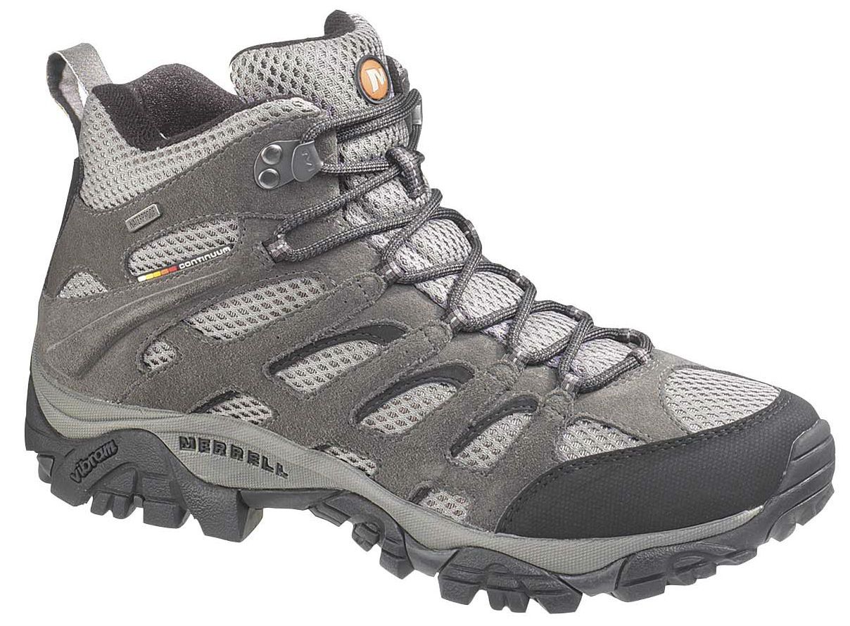 Merrell Moab Mid Waterproof Hiking Shoe - Men's-8.5 US-Earth-Medium ...