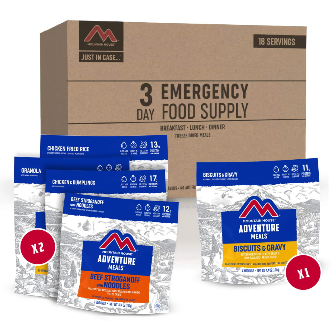Mountain House 3-Day Emergency Food Kit 0083608 , $6.21 Off with Free S ...