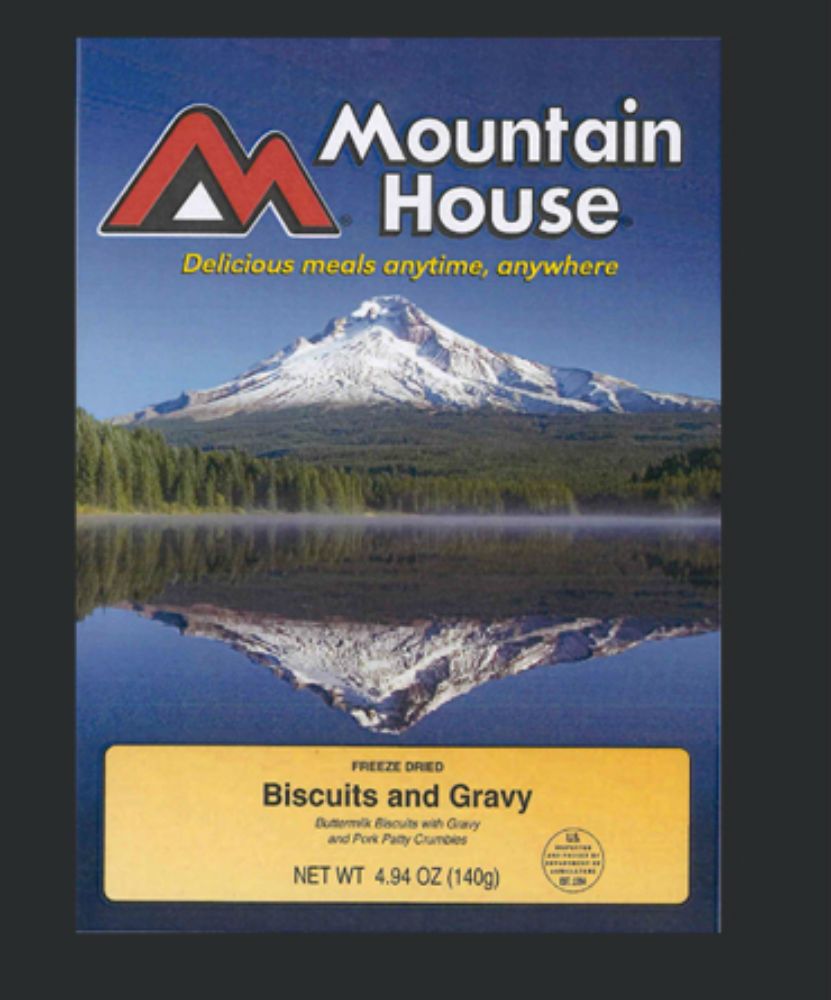 Mountain House Biscuits and Gravy - 2 Servings — CampSaver