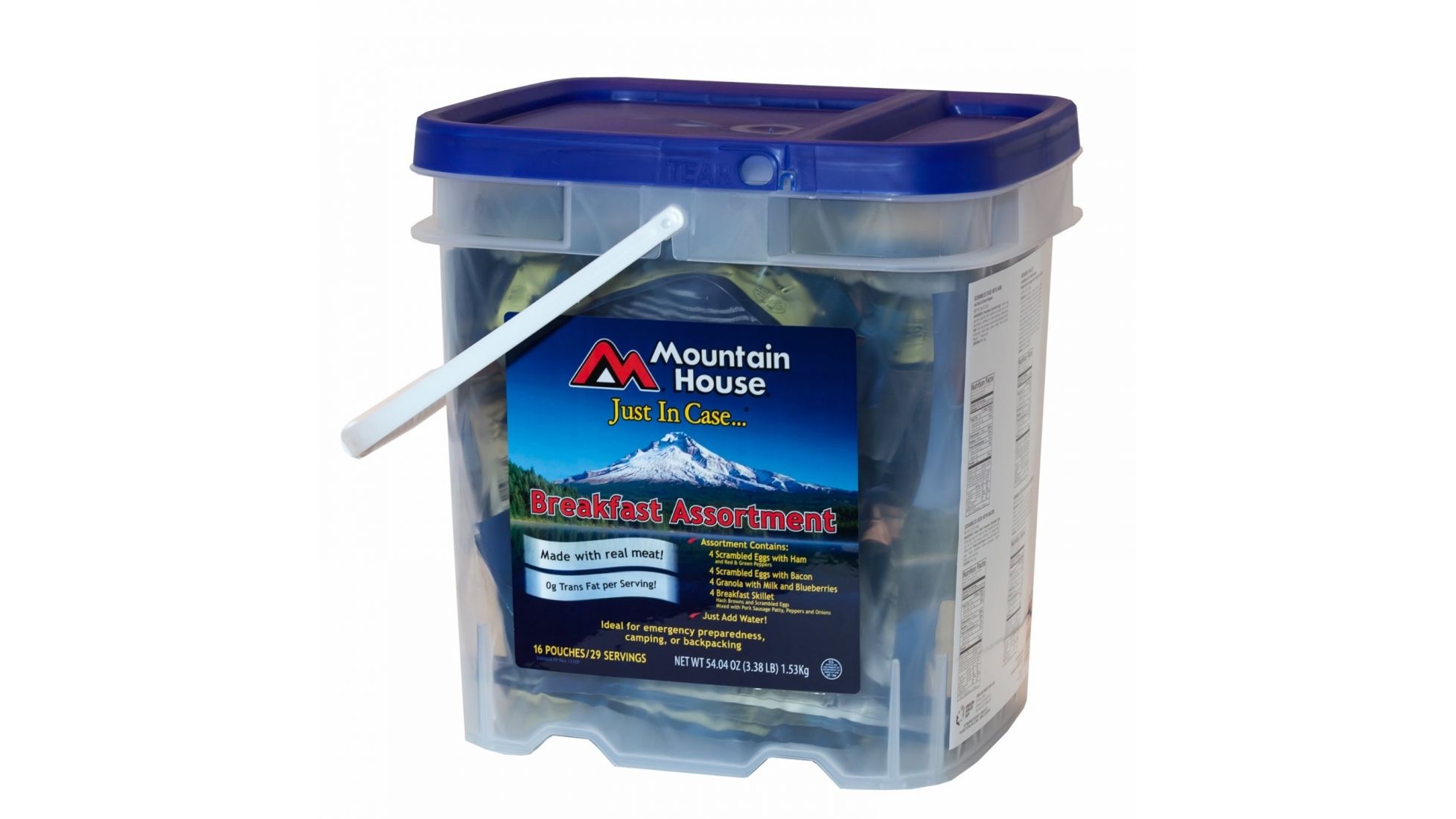 Mountain House Just in Case Breakfast Bucket - Bulk — CampSaver