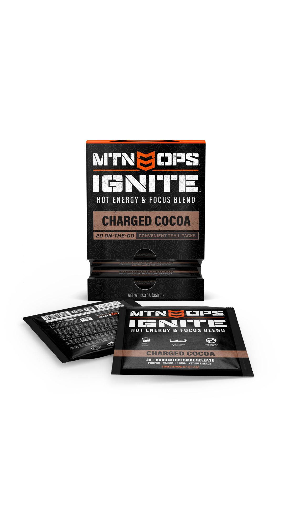 MTN OPS Hot Ignite Supercharged Energy Drink, 20 Trail Packs — CampSaver