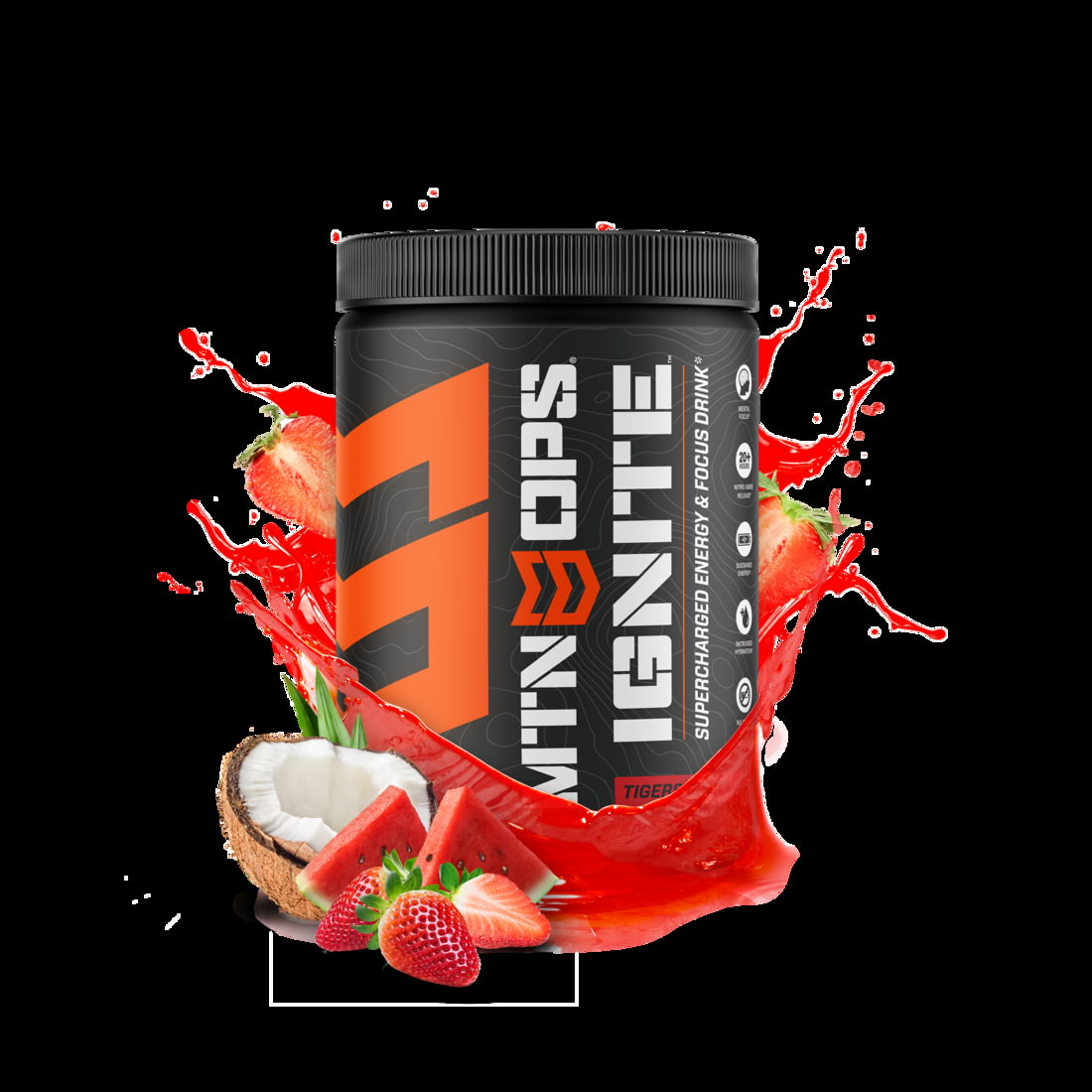 MTN OPS Ignite Supercharged Energy Drink, 45 Serving Tub 1104490145 ...