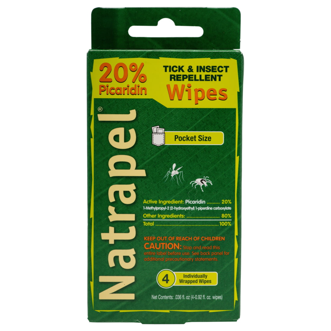 Natrapel Picaridin Wipes Travel Pack — CampSaver