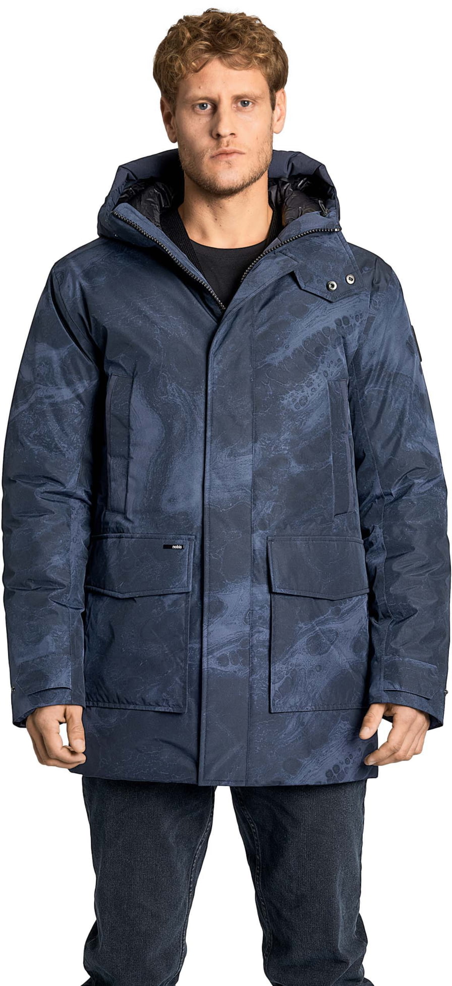 Nobis Kason Jacket - Men's KASON_Navy Texture Print_XL with Free S&H ...