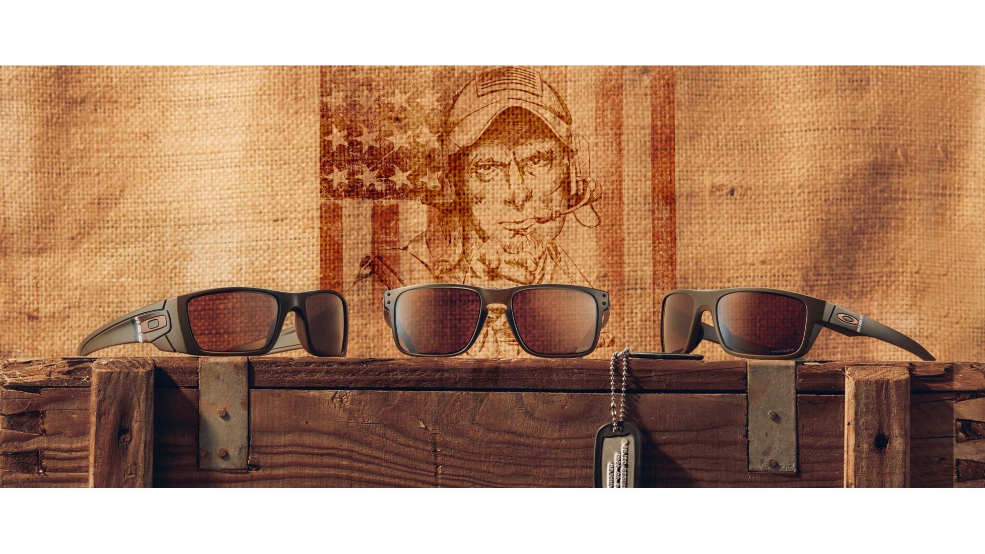 Oakley SI Drop Point American Heritage Uncle Sam Sunglasses — CampSaver