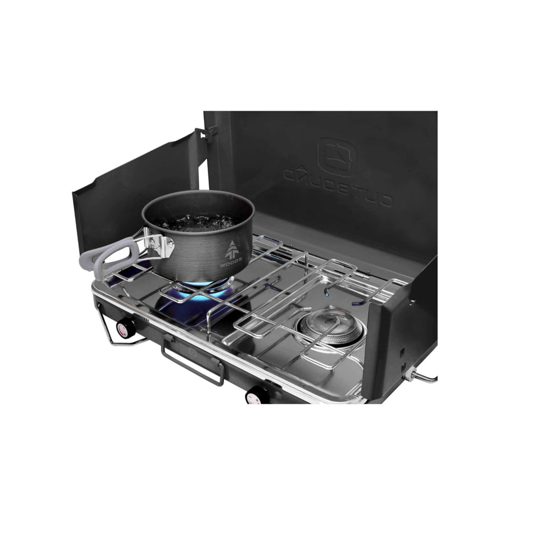 Outbound Double Burner Portable Propane Stove — CampSaver